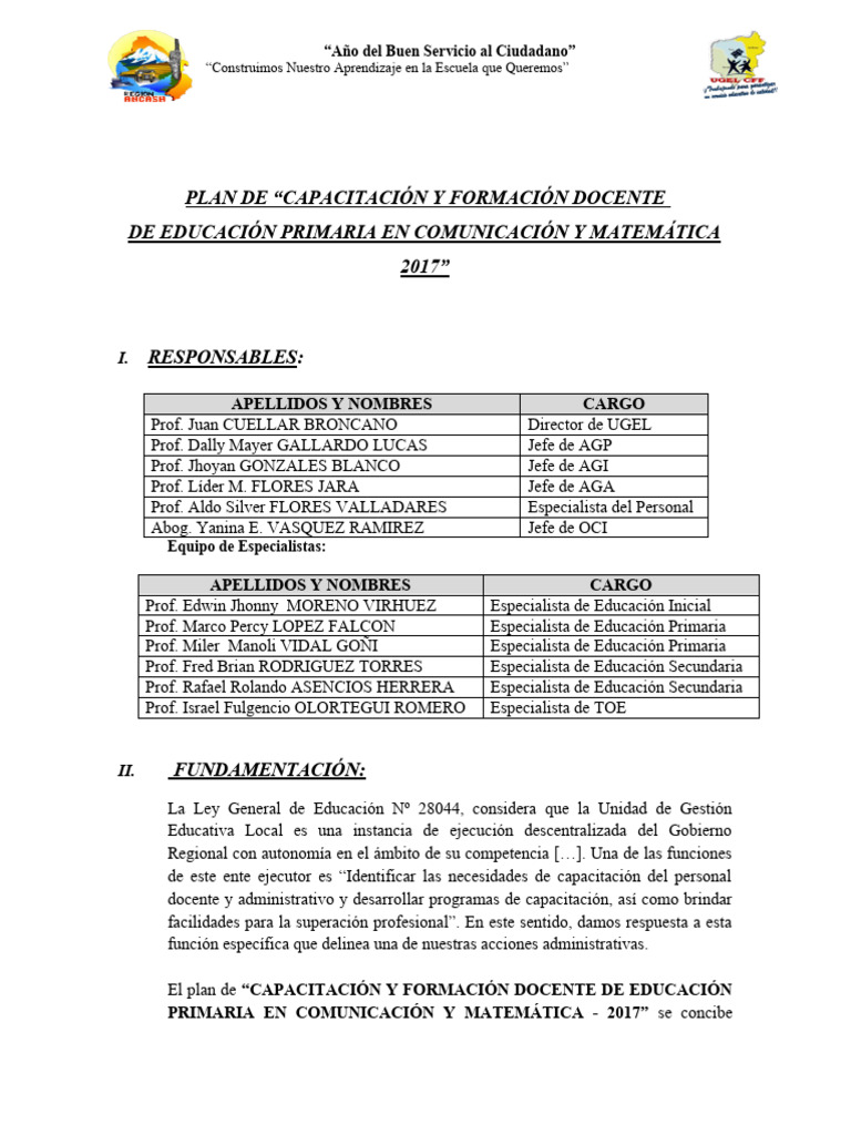 Plan - de Capacitación Agp. | PDF | Maestros | Enseñando