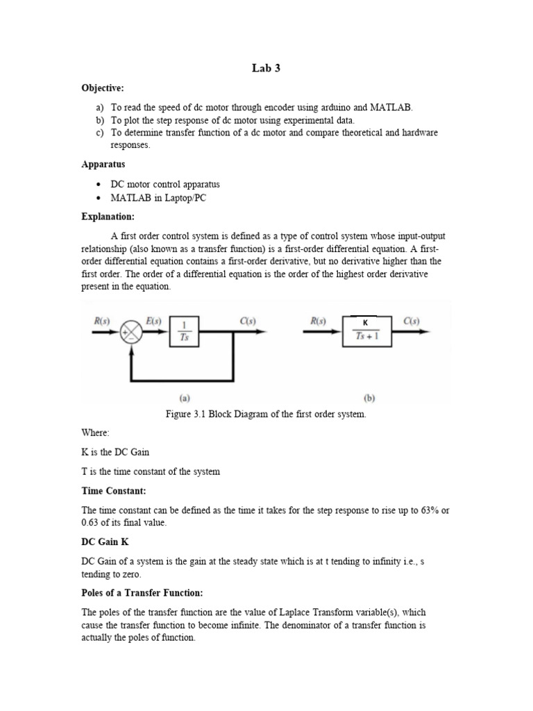 Lab 3 Control | PDF | Derivative | Function (Mathematics)