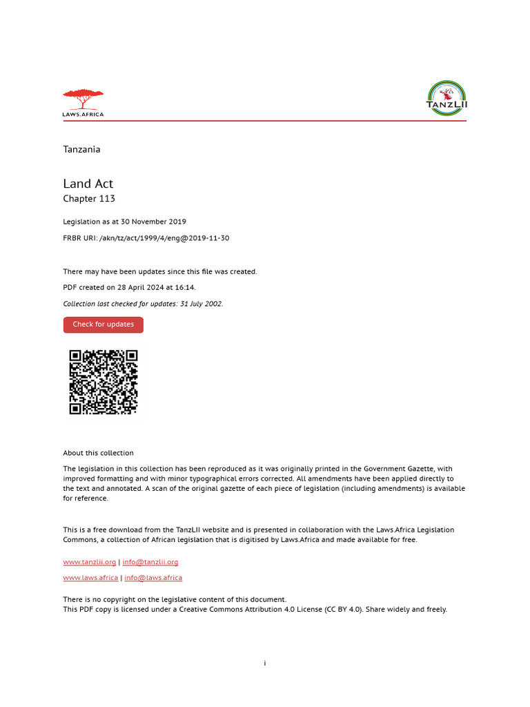 Land Act | PDF | Lease | Assignment (Law)