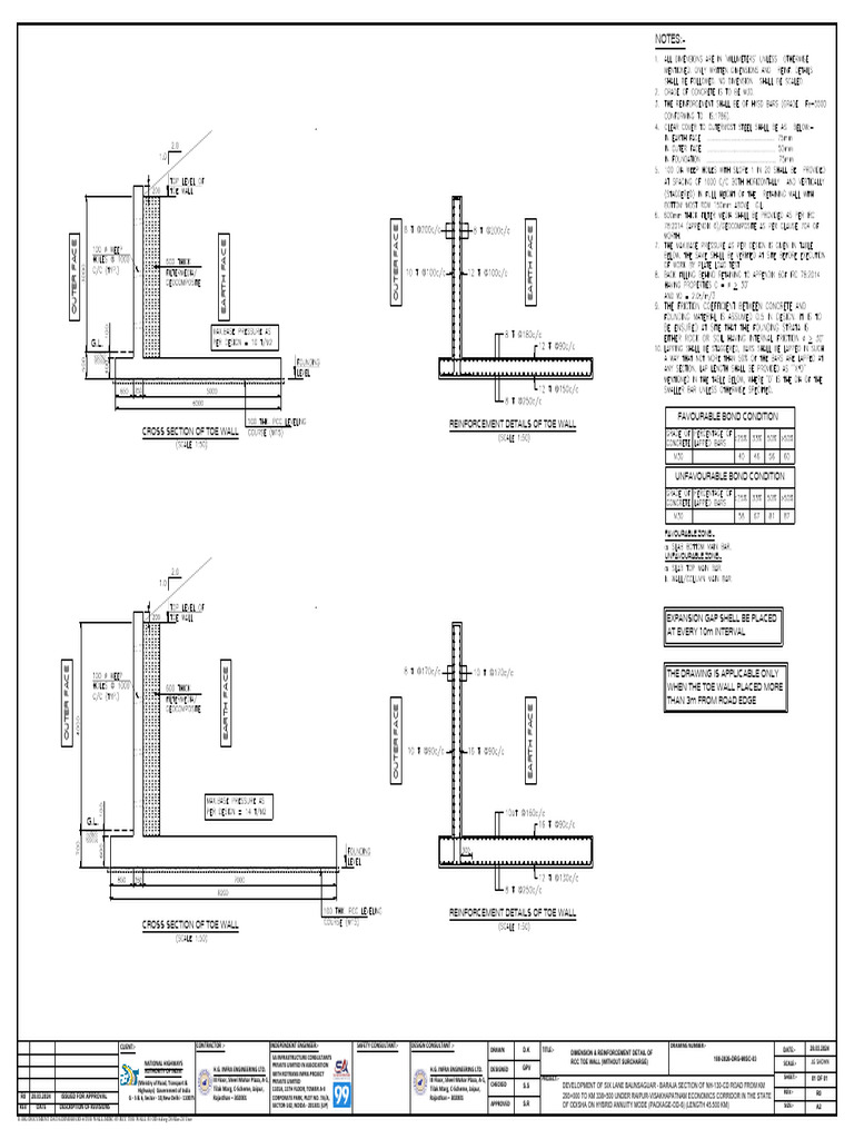 DWG - Toe Over Gabion Wall (OD-6) | PDF | Land Transport | Infrastructure