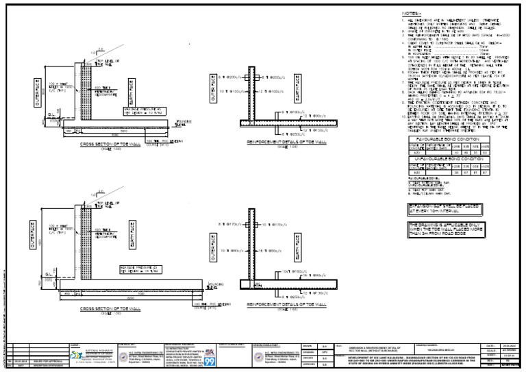 DWG - Toe Over Gabion Wall (OD-5) | PDF | Buildings And Structures ...