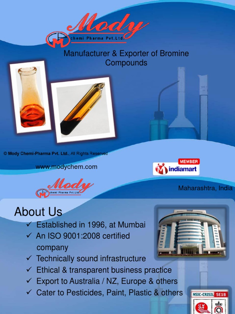 Mody Chemi Pharma PVT LTD Mumbai India | PDF