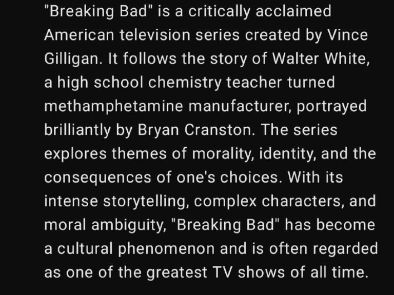 Breaking Bad | PDF