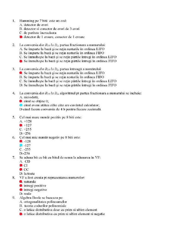 Grile Bti Rezolvate | PDF