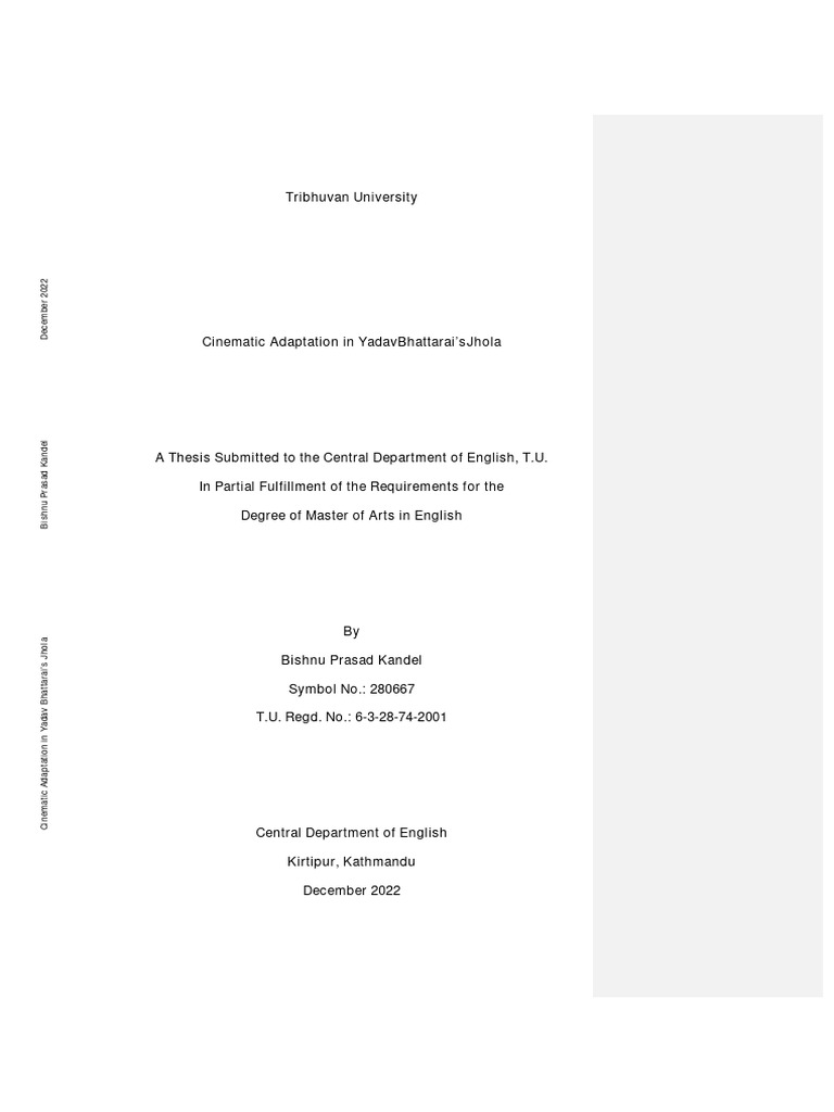 Full Thesis | PDF | Hermeneutics | Genre