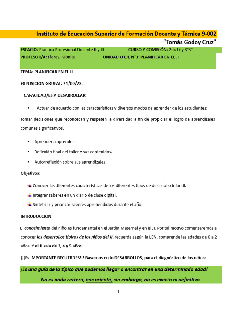 Clase Ji Cofres Ppdii 2023 | PDF | Enseñando | Aprendizaje