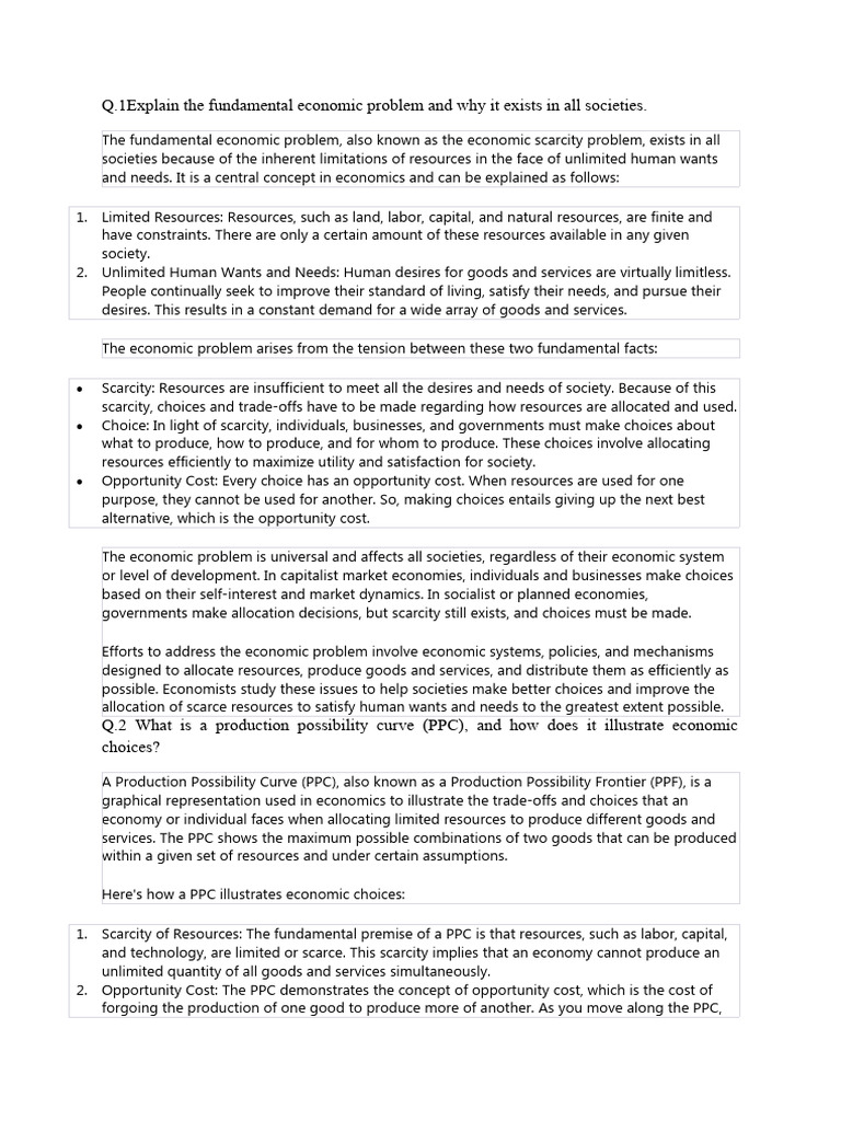 Question Bank of Micr Economics | PDF | Demand | Price Elasticity Of Demand