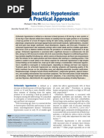 Orthostatic Blood Pressure Procedure Guide | PDF