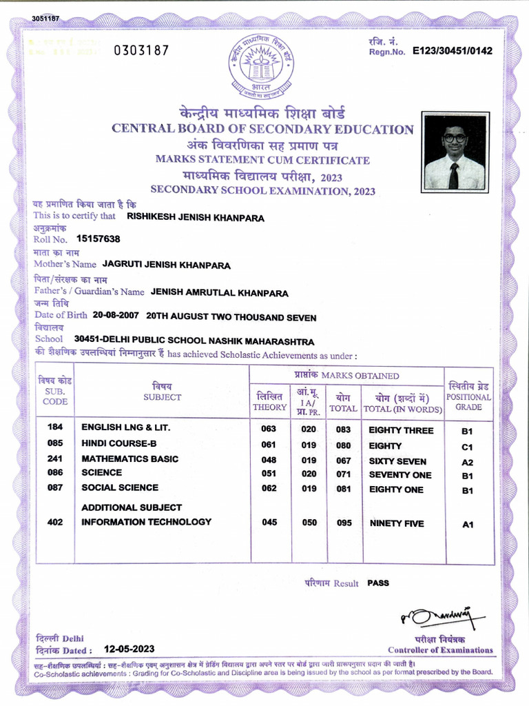 Grade 10 Result | PDF