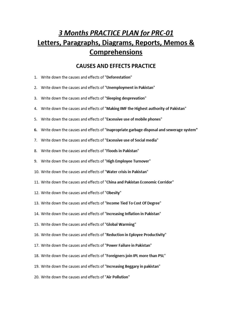 PRC 1 3 Month Practice Plan (Final) | PDF | Finance & Money Management