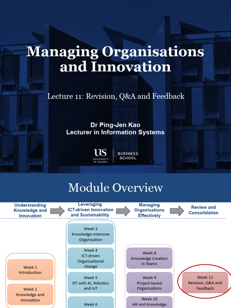 713N1 Week 11 Lecture Slides | PDF | Motivation | Motivational