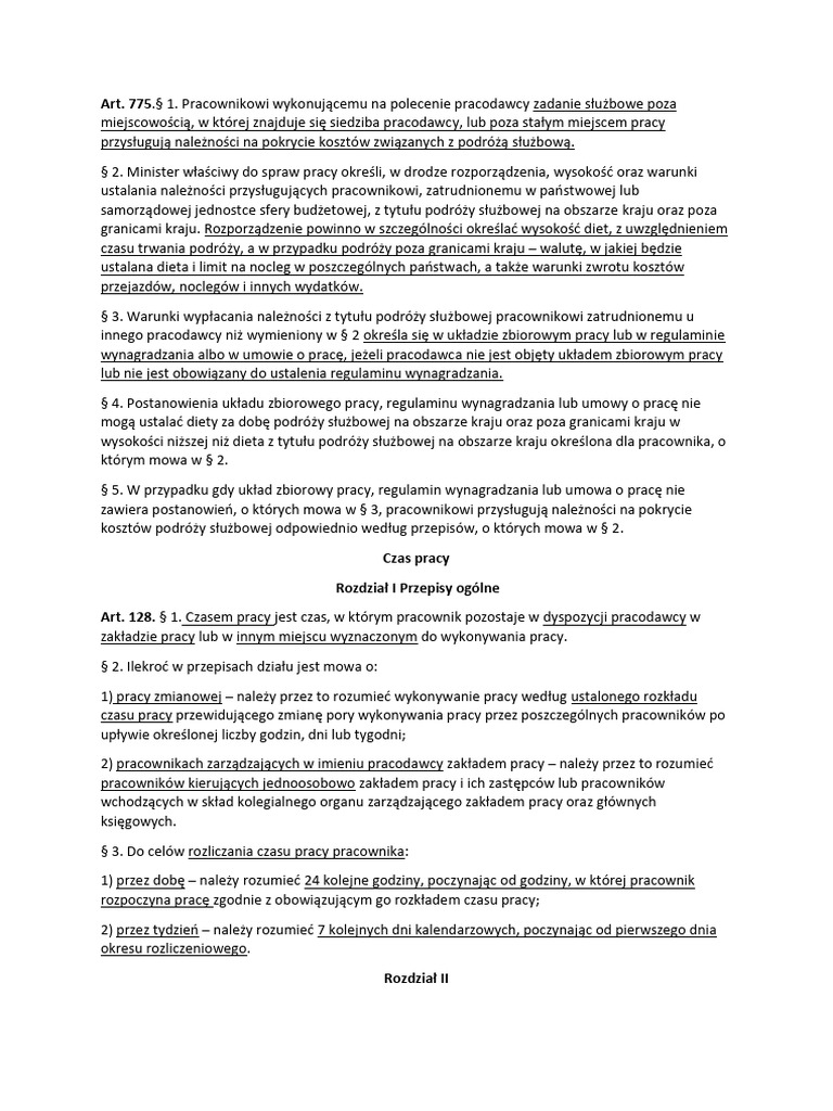 Prawo Pracy Kolos | PDF