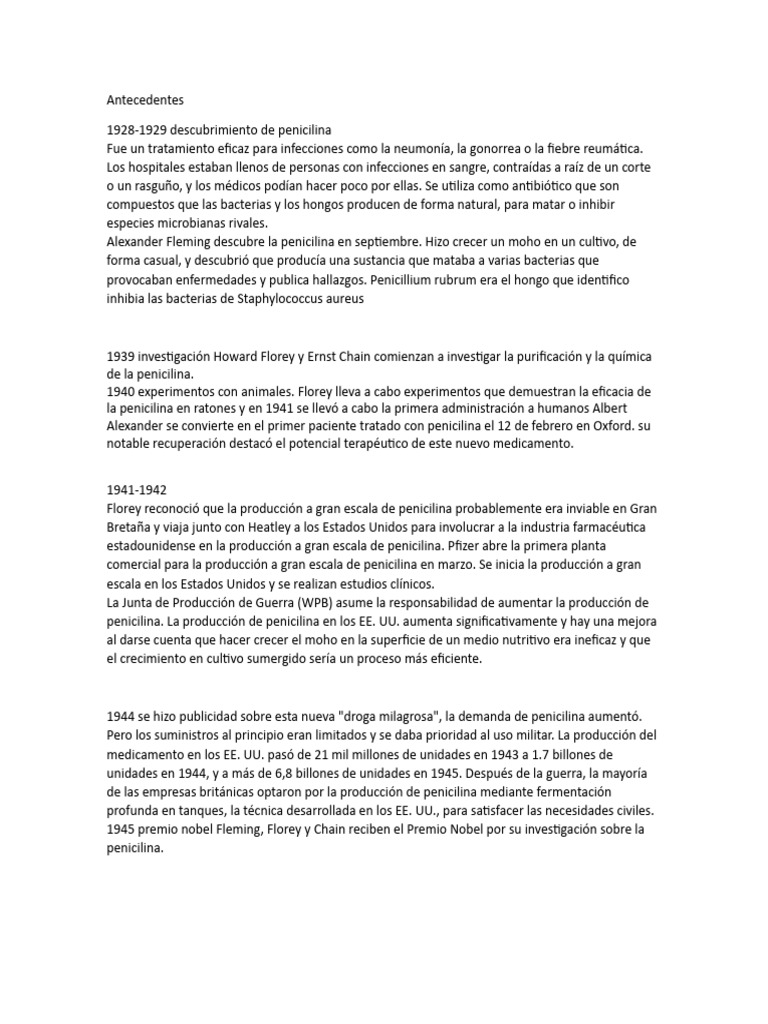 Presentacion Micro | PDF | Penicilina | Microbiología