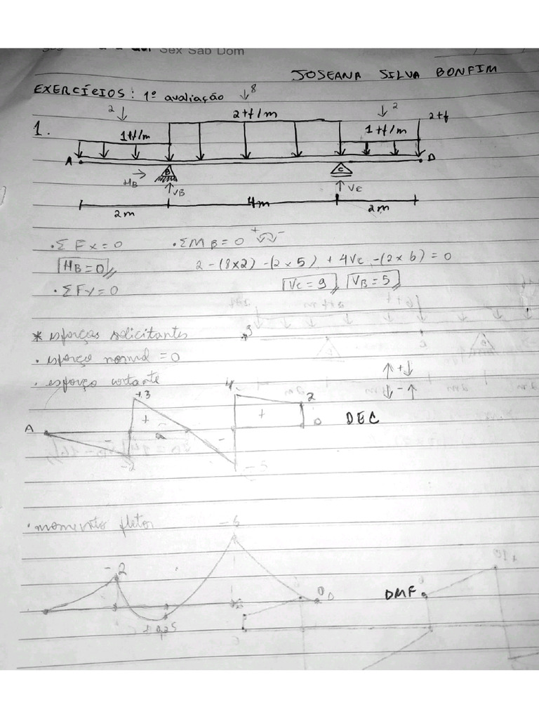 1 Lista de Exercícios - Isostática | PDF