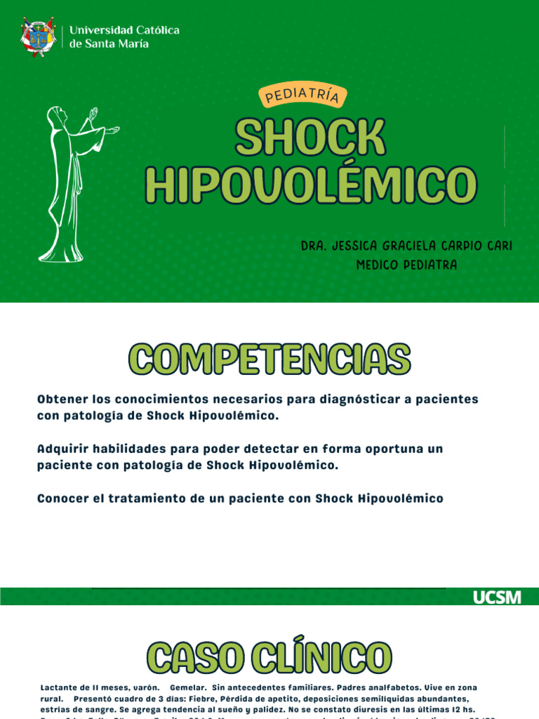 Shock Hipovolémico 1 | PDF | Medicina CLINICA | Causas de la muerte