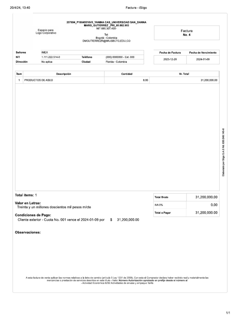Exportación Imex | PDF