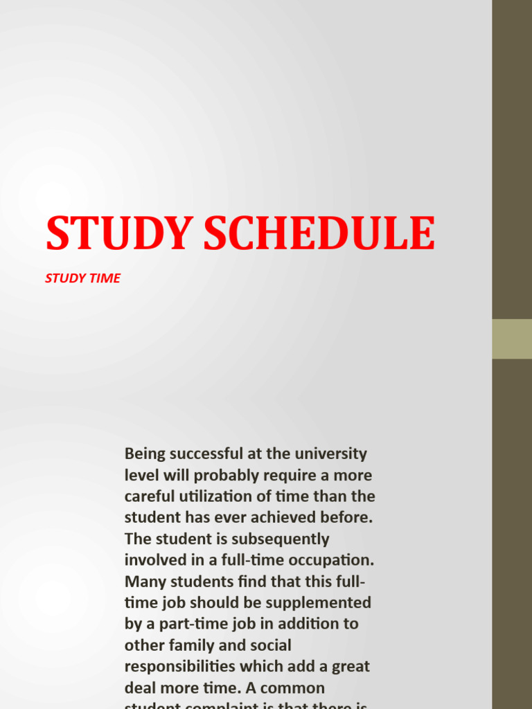 Study Skills | PDF
