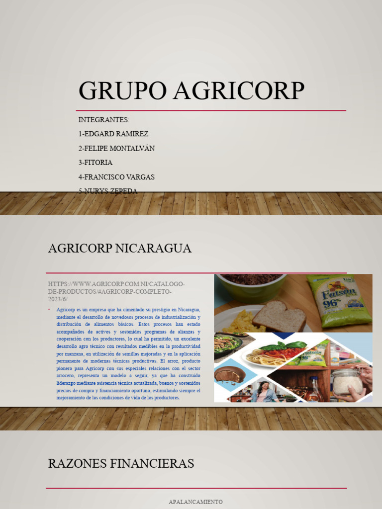 Grupo Agricorp Presentacion | PDF | Negocios económicos | Business
