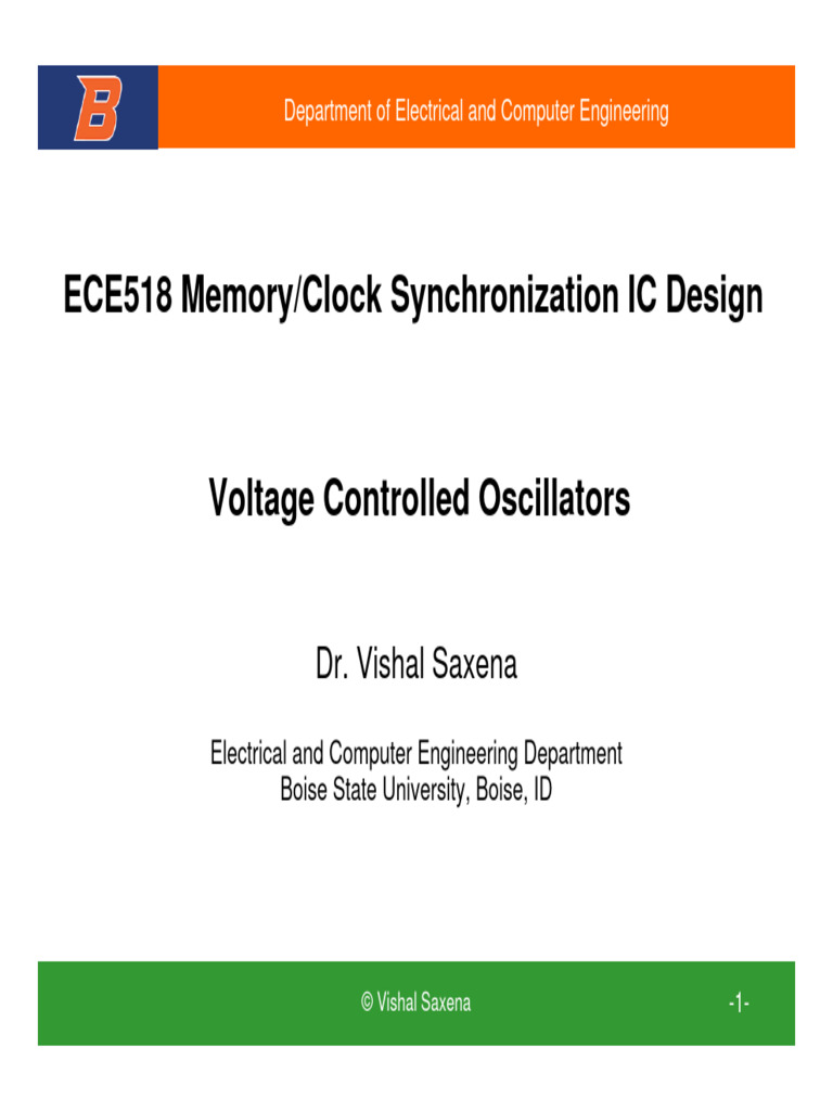 VCOs | PDF | Electronics | Electronic Engineering