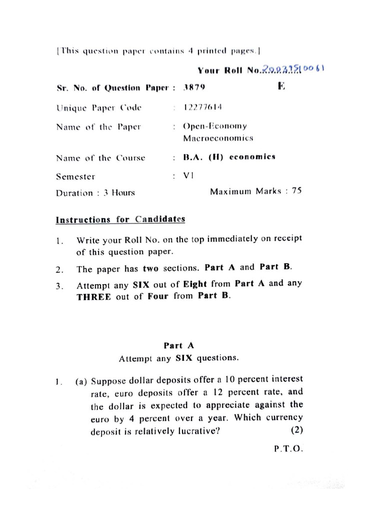OEM Past Year Paper 2023 | PDF
