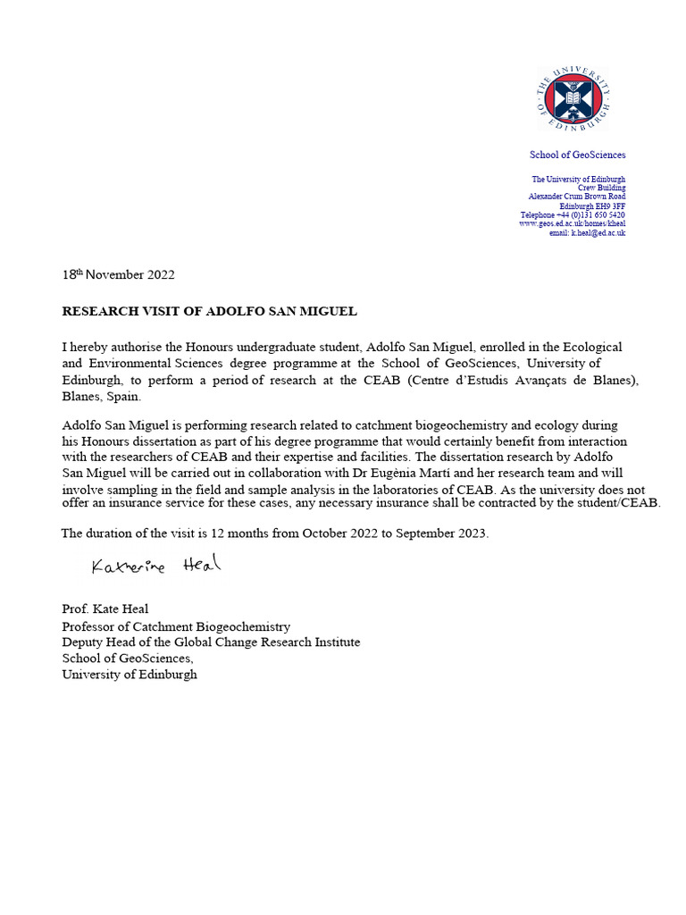 Good Diss Letter | PDF