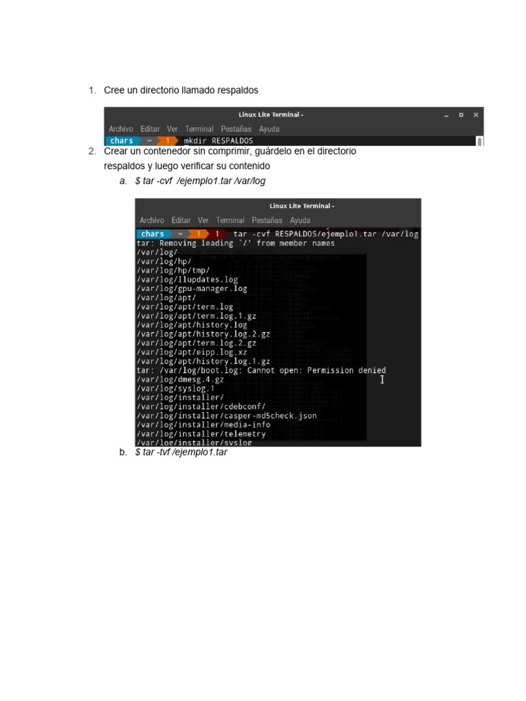 Practica 12.respaldos | PDF