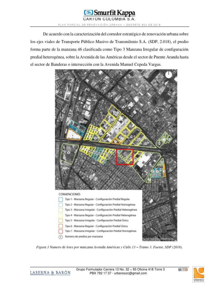 Renovación Urbana Cartón Colombia | PDF | Bogotá | Tecnología geográfica