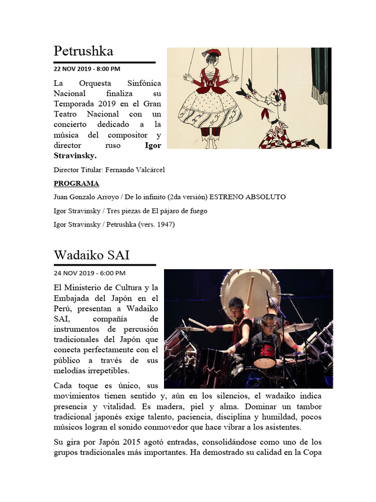 Petrushka | PDF
