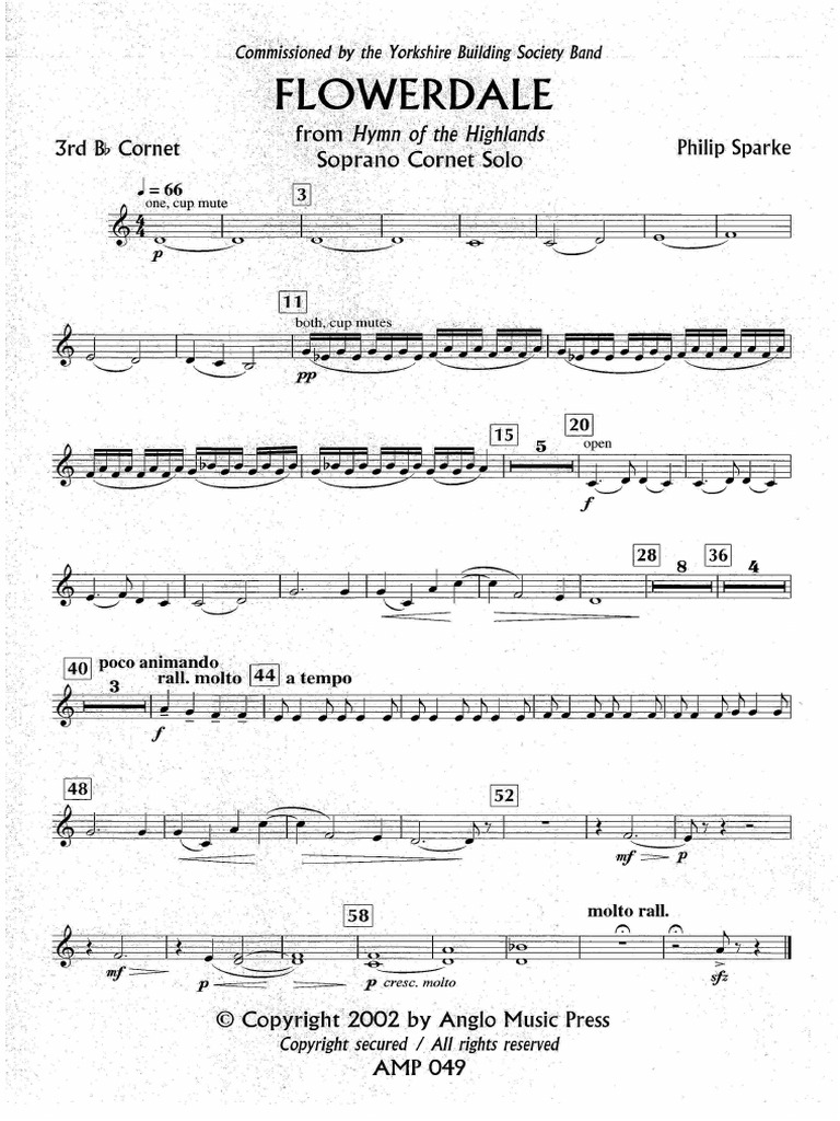 Flowerdale - 3rd Cornet | PDF