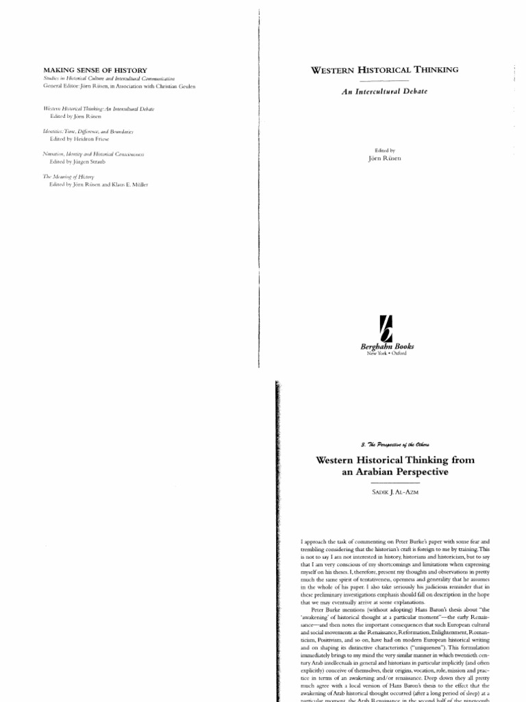 AL-AZM, Sadik J. SATO, Masayuki MURIUKI, Godfrey - Western Historical ...