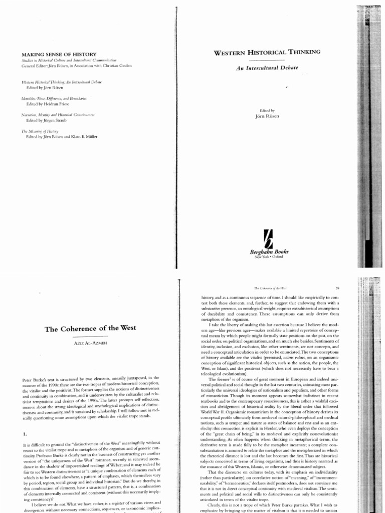 AL-AZMEH, Aziz - Coerência Do Ocidente | PDF