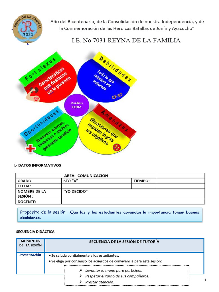 Tutoría Yo Decido | PDF