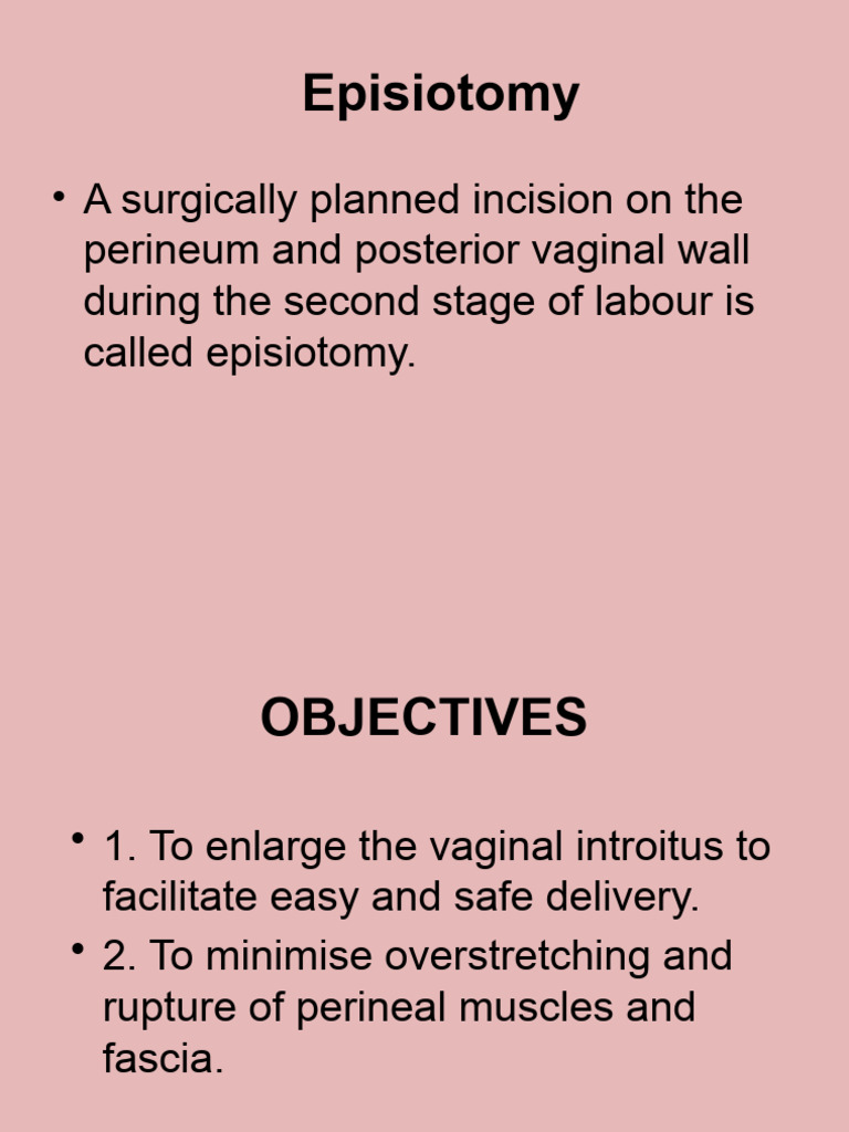 D & C and Episiotomy | PDF | Childbirth | Gynaecology