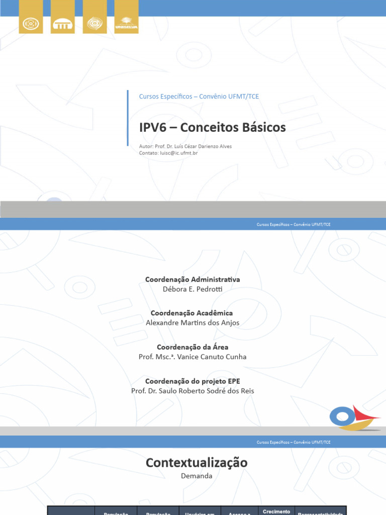 Modulo01 - Conceitos - Basicos 2022-1 | PDF | I Pv6 | Internet