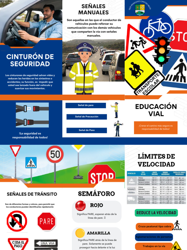 Seguridad Vial: Responsabilidad Compartida | PDF | Tráfico | Semáforo