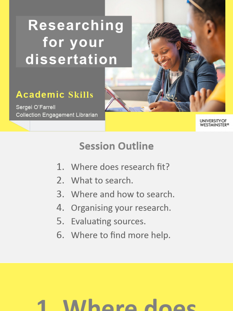 Dissertation Research Guide | PDF | Influenza | Libraries