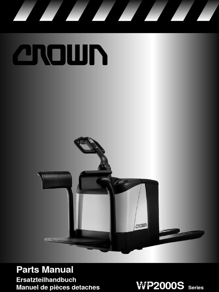 Crown WP2000S Stacker Parts Catalog PDF | PDF | Truck