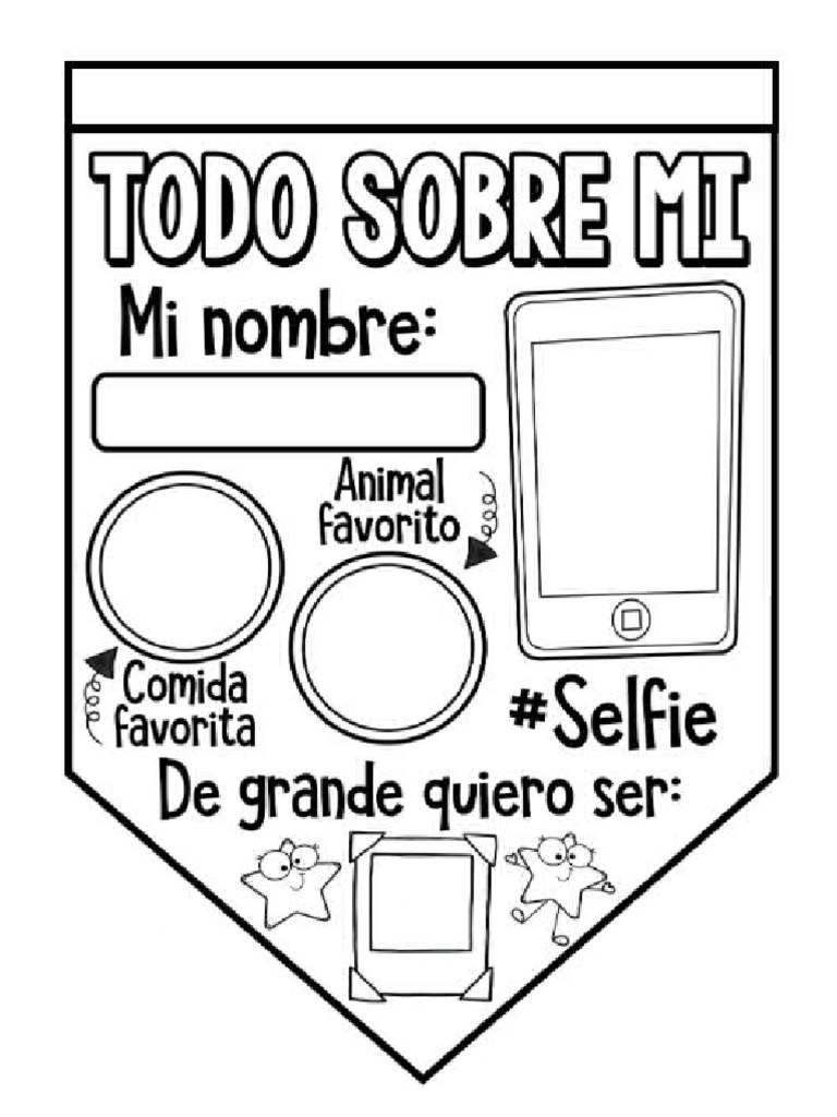 Banderín Todo Sobre Mi | PDF