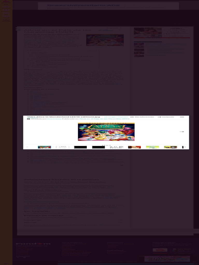 Alicia en El País de Las Maravillas (1951) Alicia en El País de Las ...