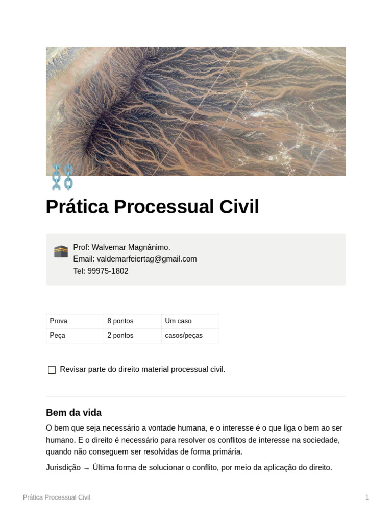 Prtica Processual Civil | PDF | Processo civil | Juiz