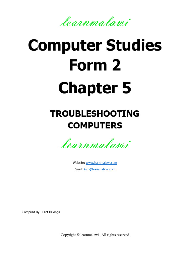 5 Troubleshooting Computers | PDF | Device Driver | Computer Hardware