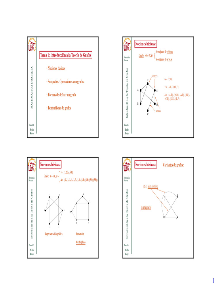 Grafo 2 | PDF | Teoría de grafos | Conceptos matemáticos