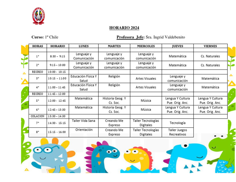 Horario Entretenido | PDF