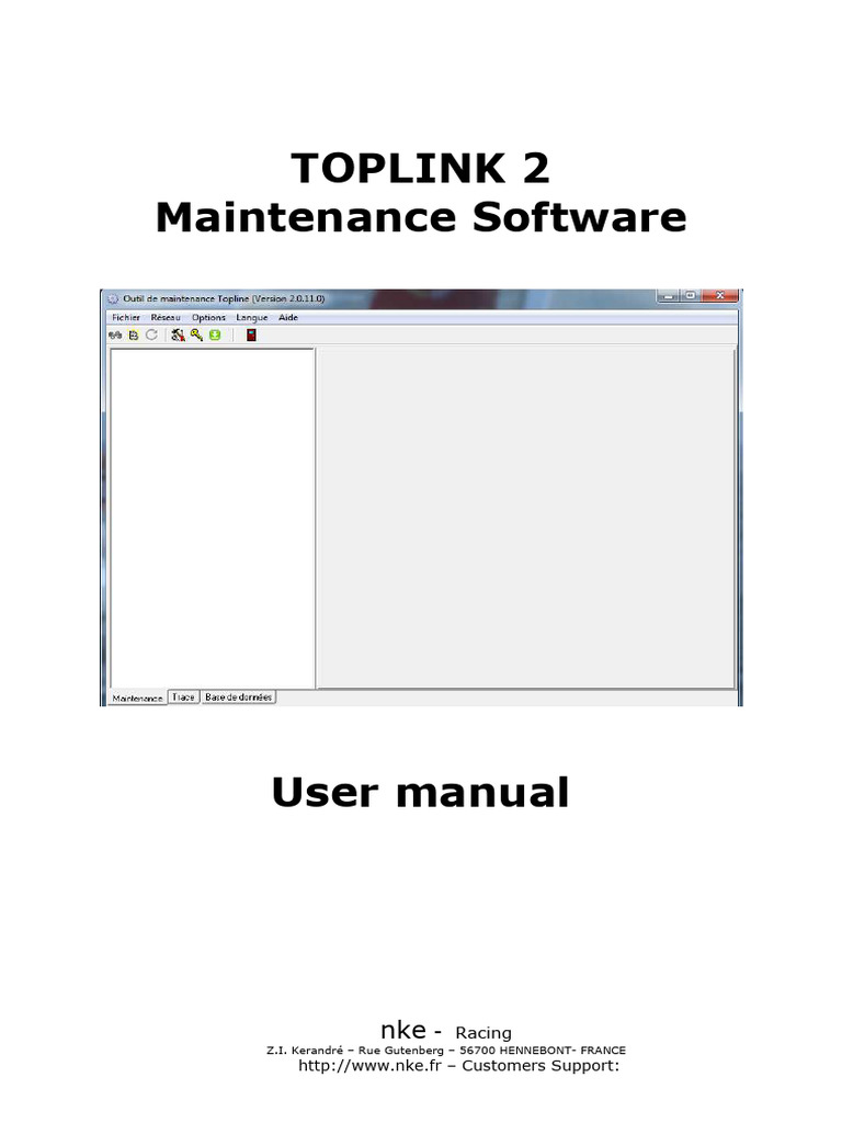 Toplink 2 User Manual for Maintenance | PDF | Computer File ...