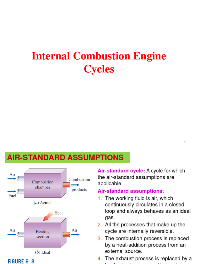 1.internal Combustion Engines - Cycles | PDF | Internal Combustion ...