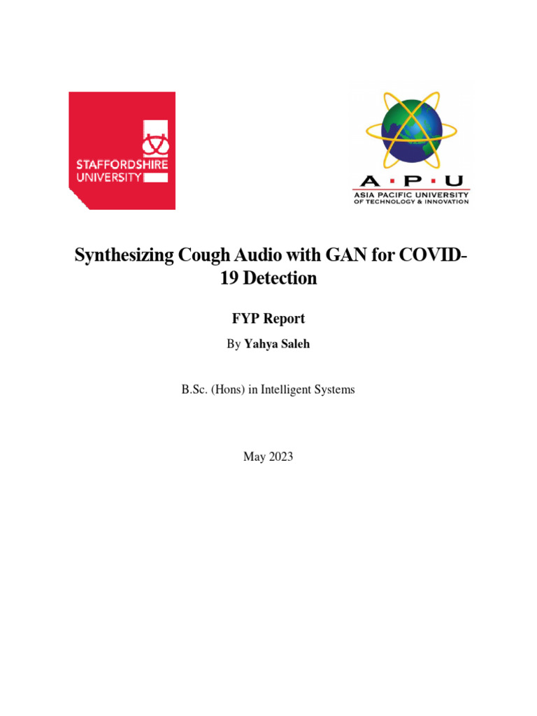 Synthesizing Cough Audio With GAN For COVID-19 Det | Download Free PDF ...