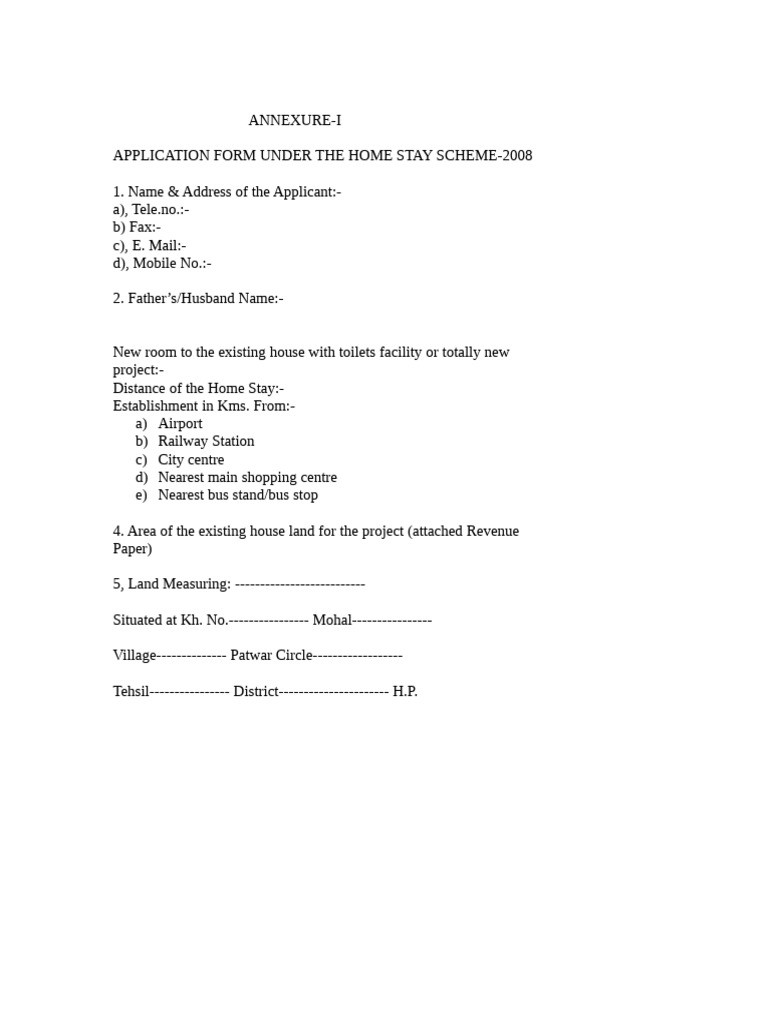 Home Stay 1 | PDF | Home