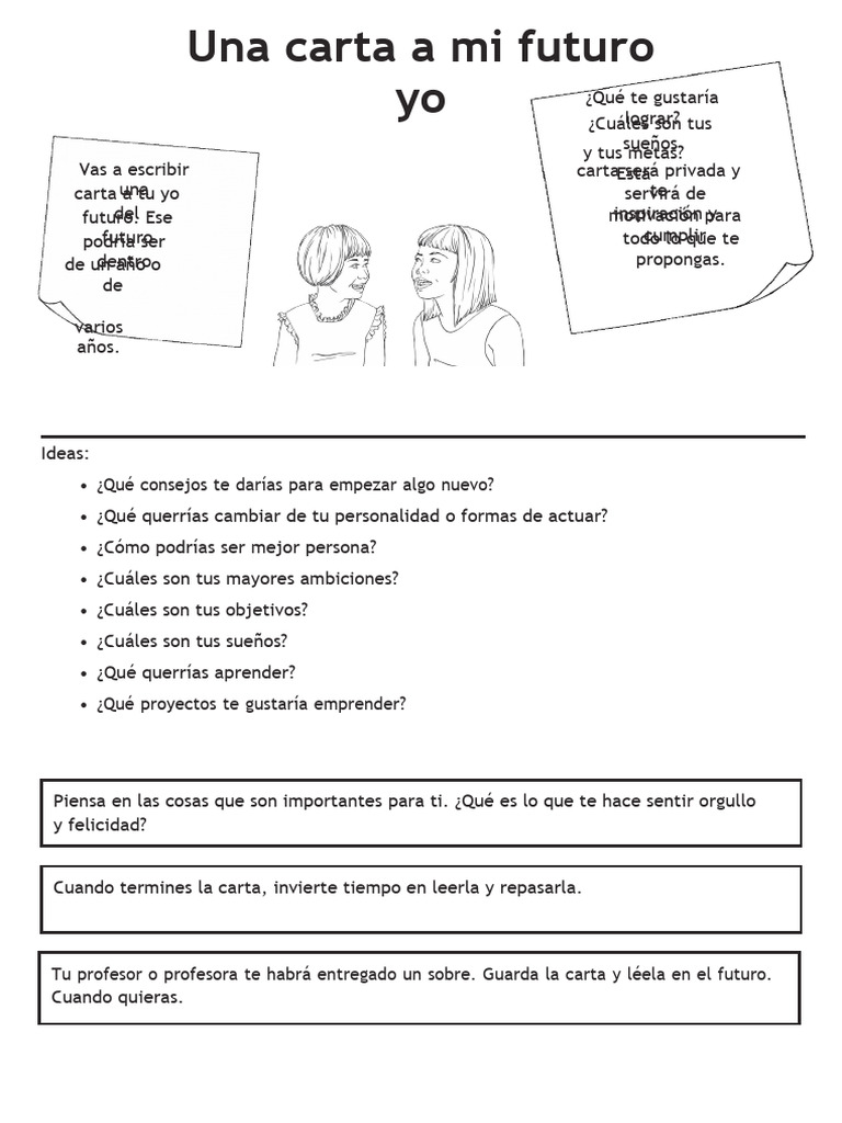 Carta a mi yo del futuro | PDF