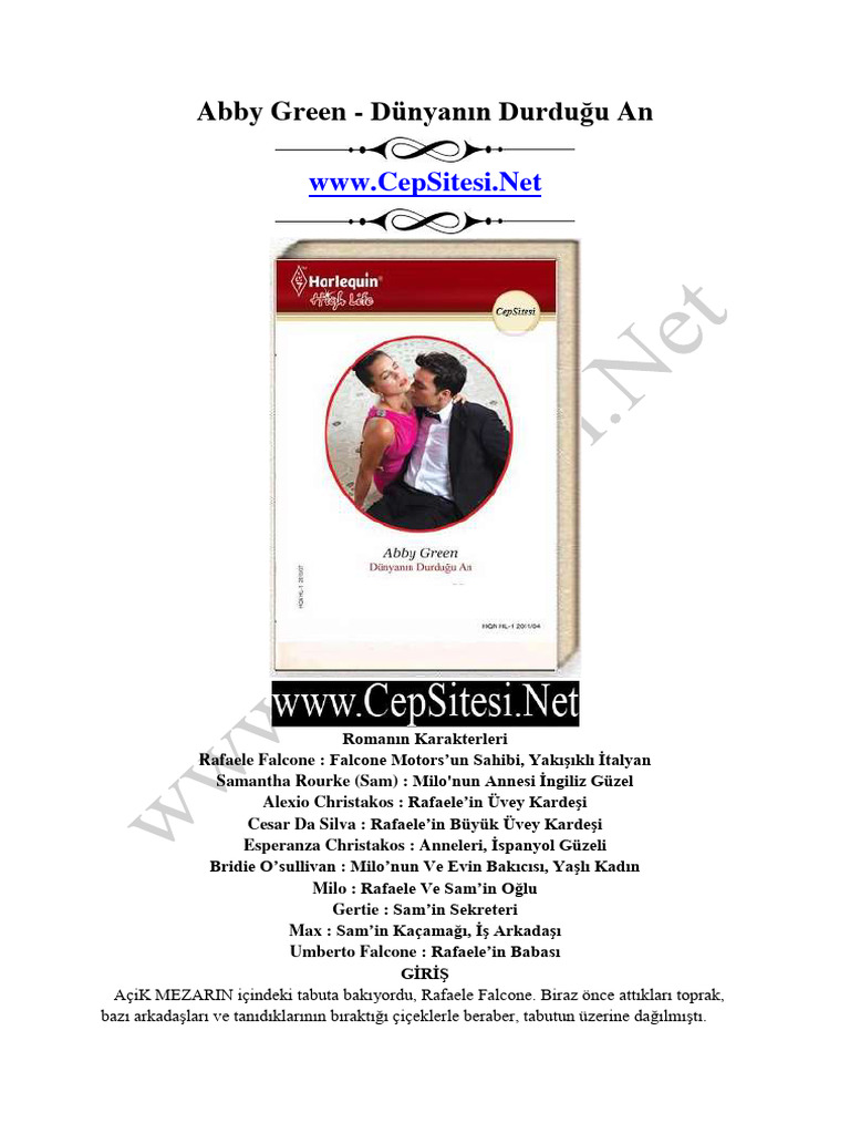 Abby Green - Dünyanın Durduğu An | PDF