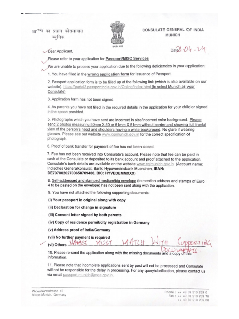 Consulate General of India | PDF